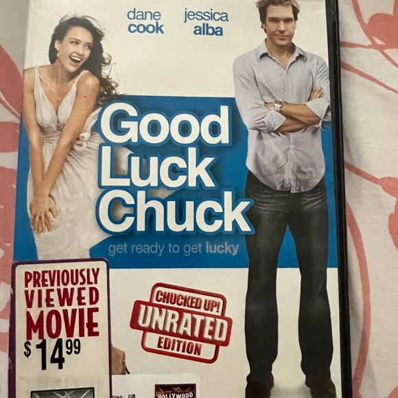 Media | Good Luck Chuck Dvd Unrated Edition Blockbuster | Poshmark